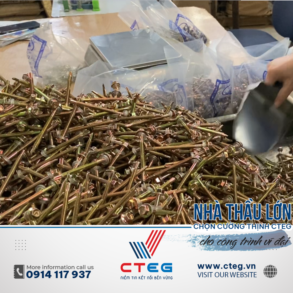 Báo giá vít bắn tôn giá sỉ, rẻ nhất tại TPHCM